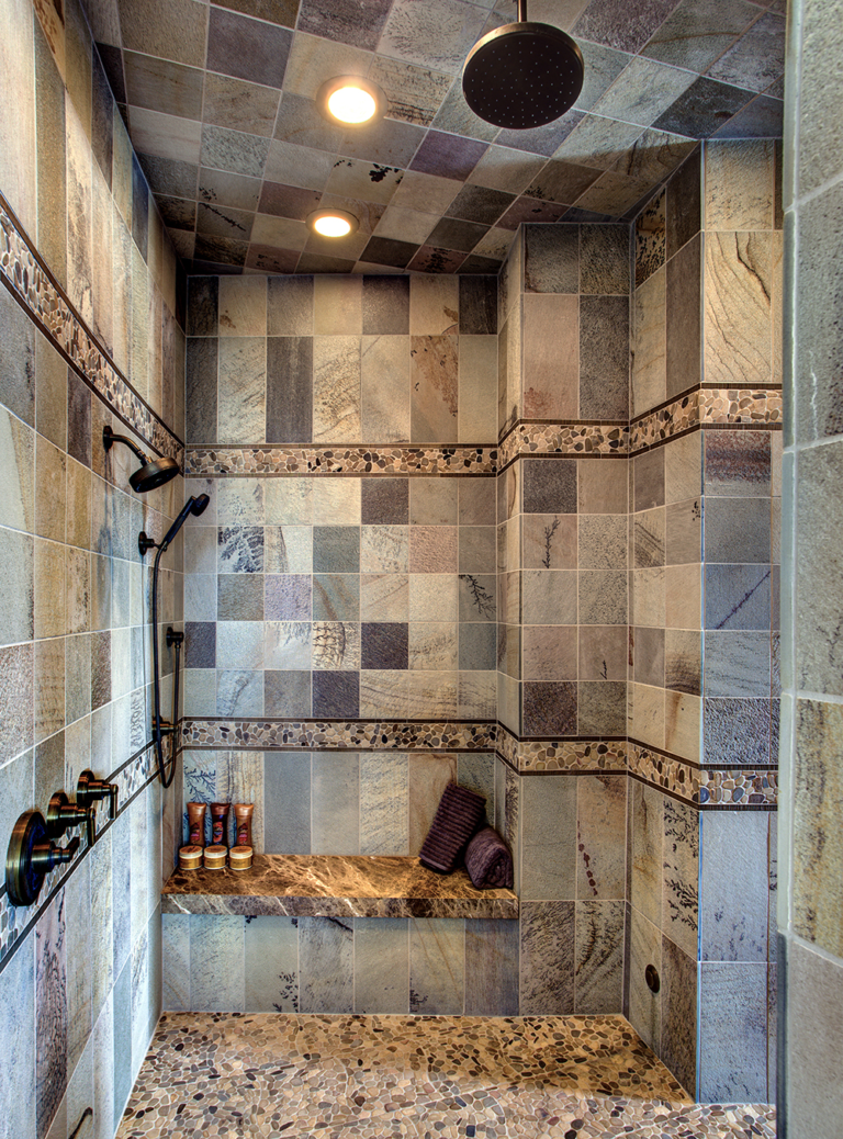 40 Bathrooms with Mixed Tile Designs - Chairish Blog