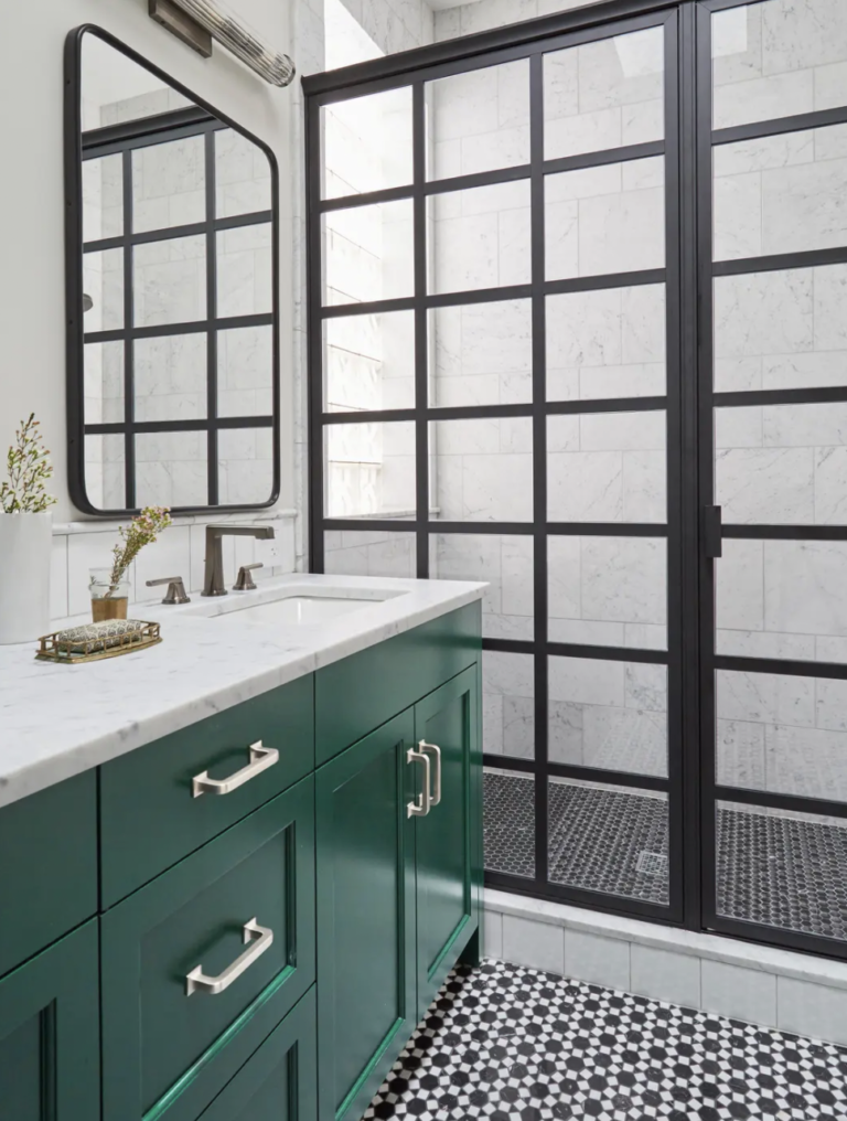 40 Bathrooms with Mixed Tile Designs - Chairish Blog