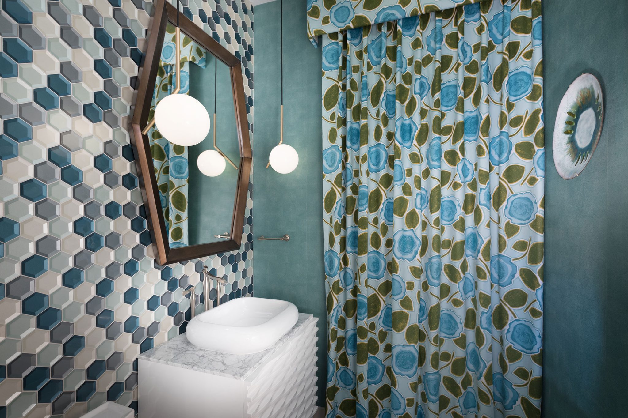 Chic Powder Rooms in Blue Hues - Chairish Blog