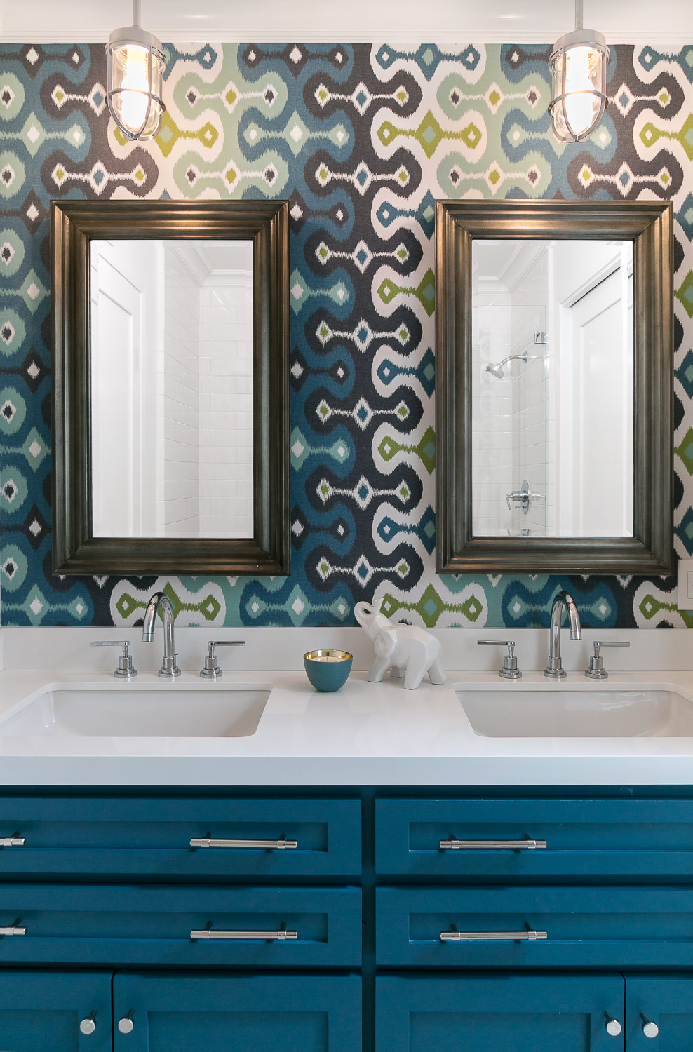 Chic Powder Rooms in Blue Hues - Chairish Blog