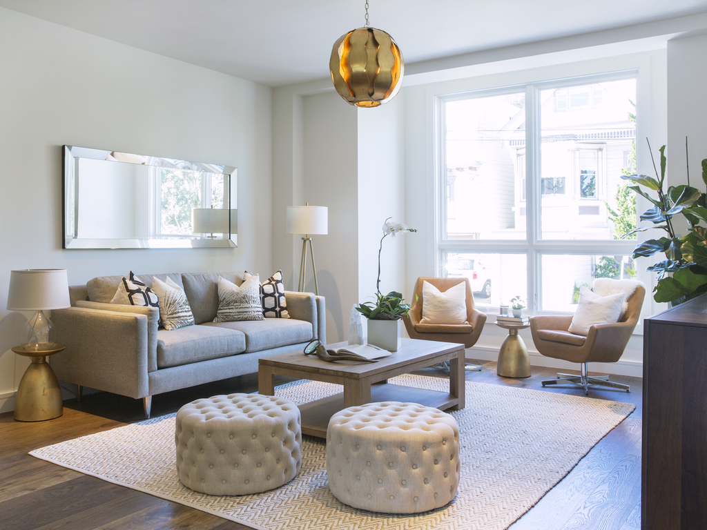 Designing with Round Ottomans & Poufs - Chairish Blog