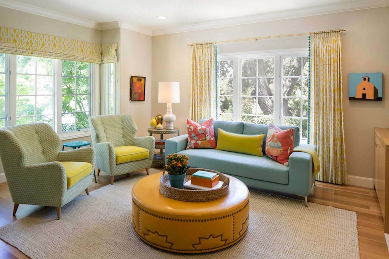Colorful Family Rooms - Chairish Blog