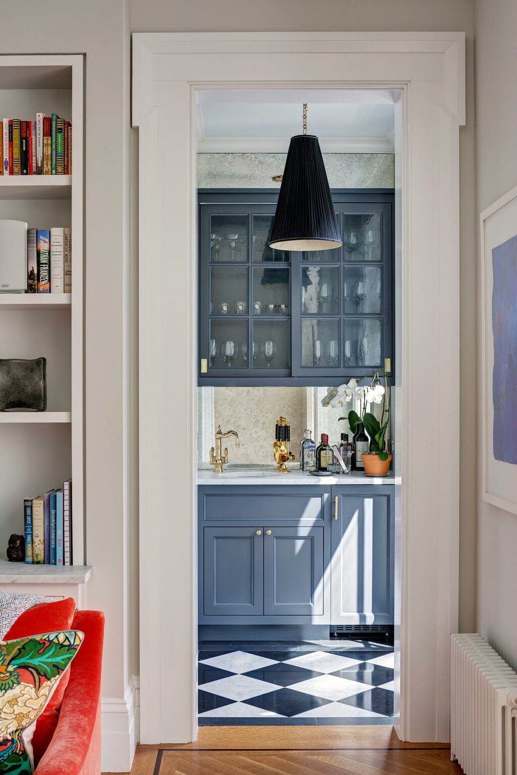 12 Small Space Home Bar Ideas to Cheers to! - Chairish Blog