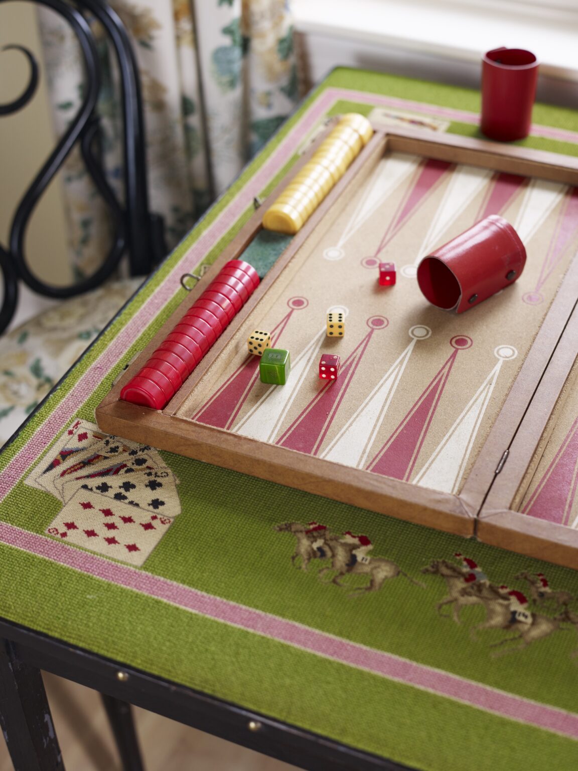 Game On! How to Decorate Using Vintage Game Tables - Chairish Blog