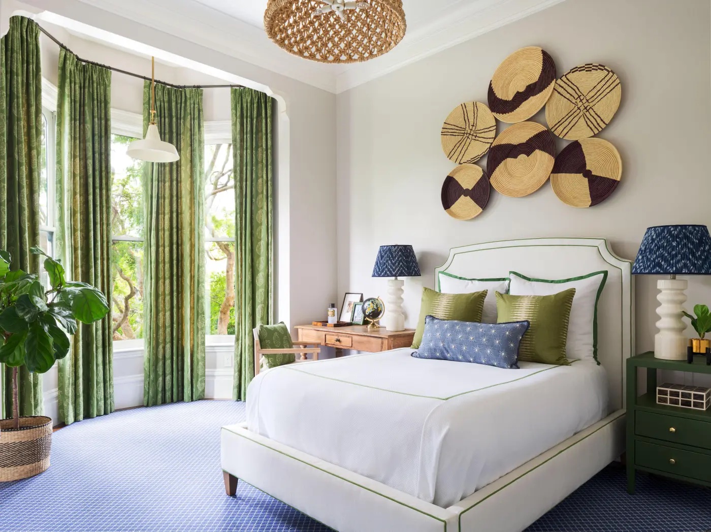 How to Decorate With Wicker Baskets - Chairish Blog
