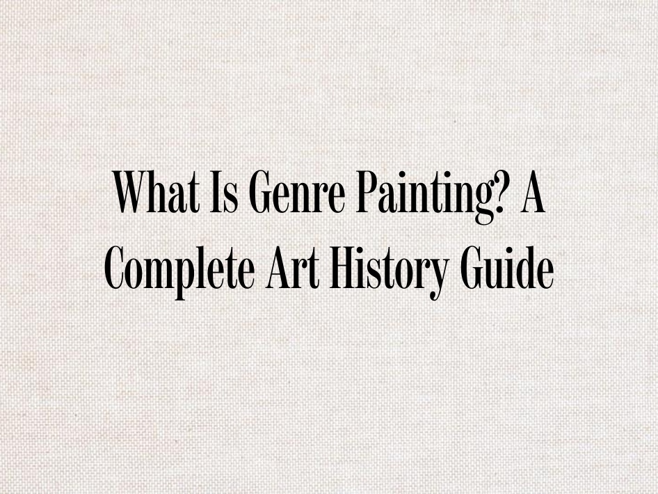 What Is Genre Painting? A Complete Art History Guide - Chairish Blog