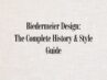 Biedermeier Design: The Complete History & Style Guide - Chairish Blog